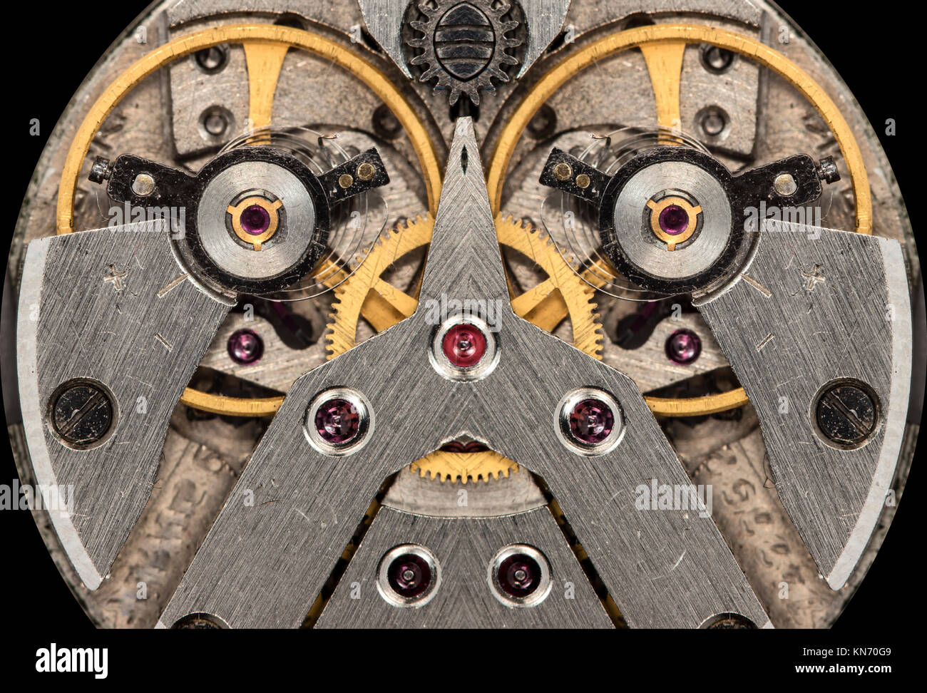 clockwork vintage mechanical watch, high resolution and detail Stock ...