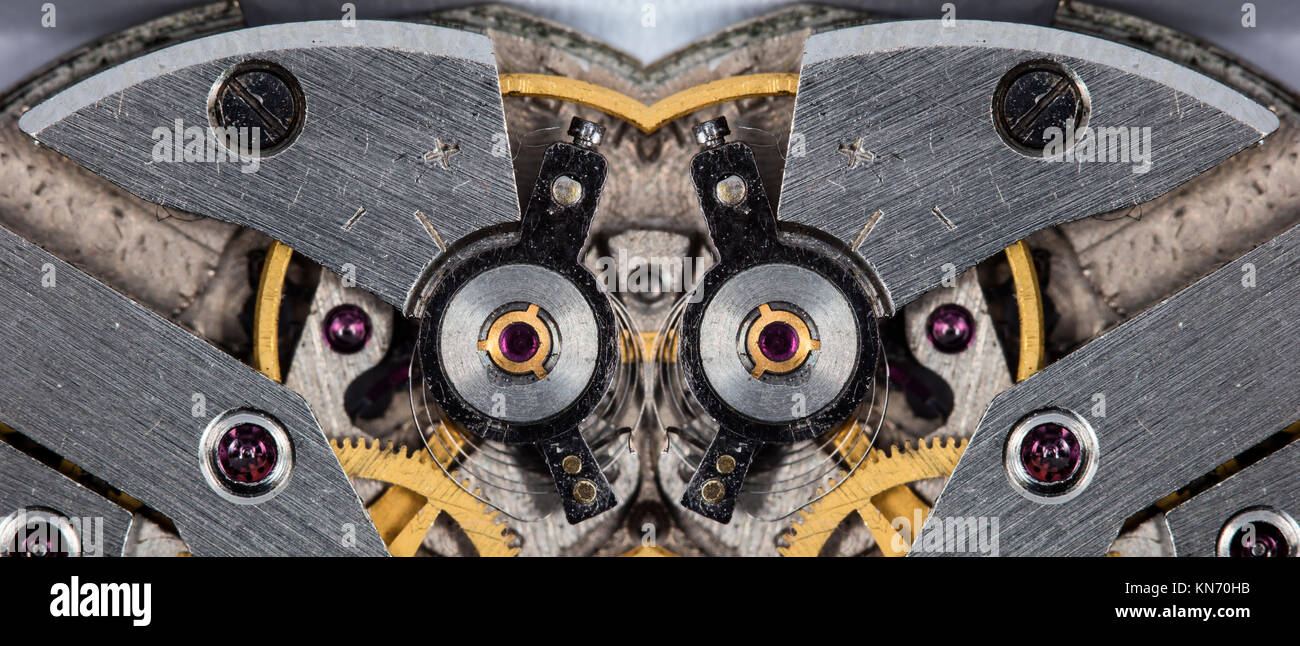 clockwork vintage mechanical watch, high resolution and detail Stock ...