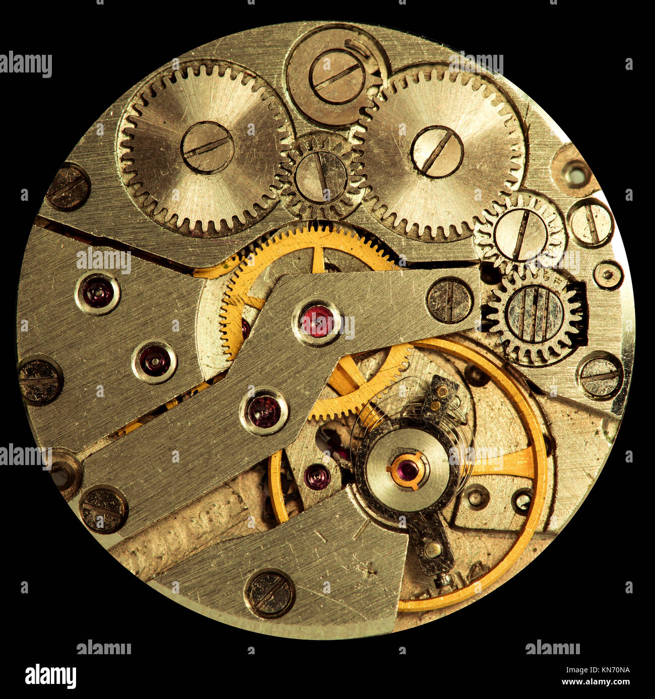 clockwork vintage mechanical watch, high resolution and detail Stock ...
