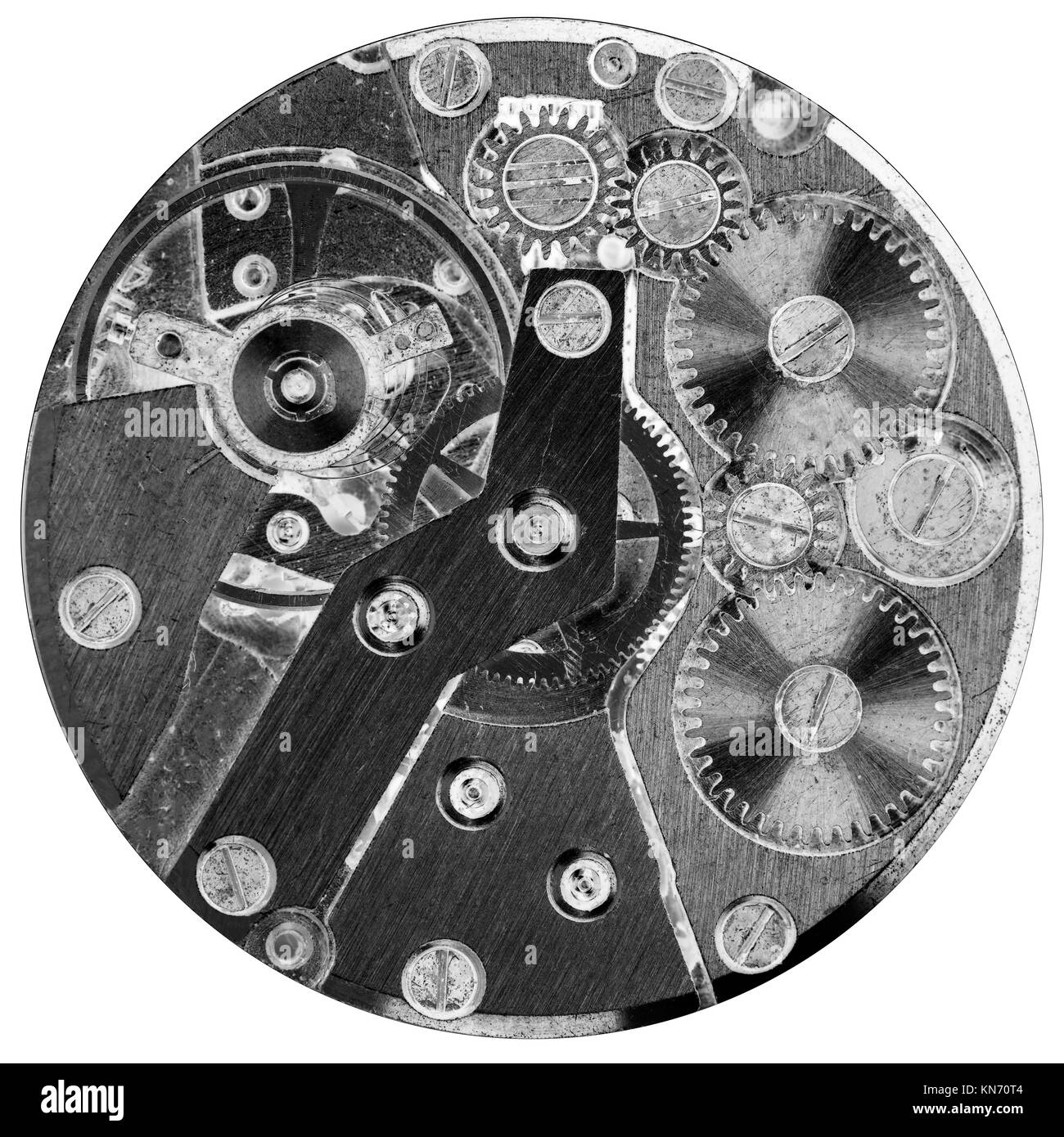 clockwork vintage mechanical watch, high resolution and detail Stock ...