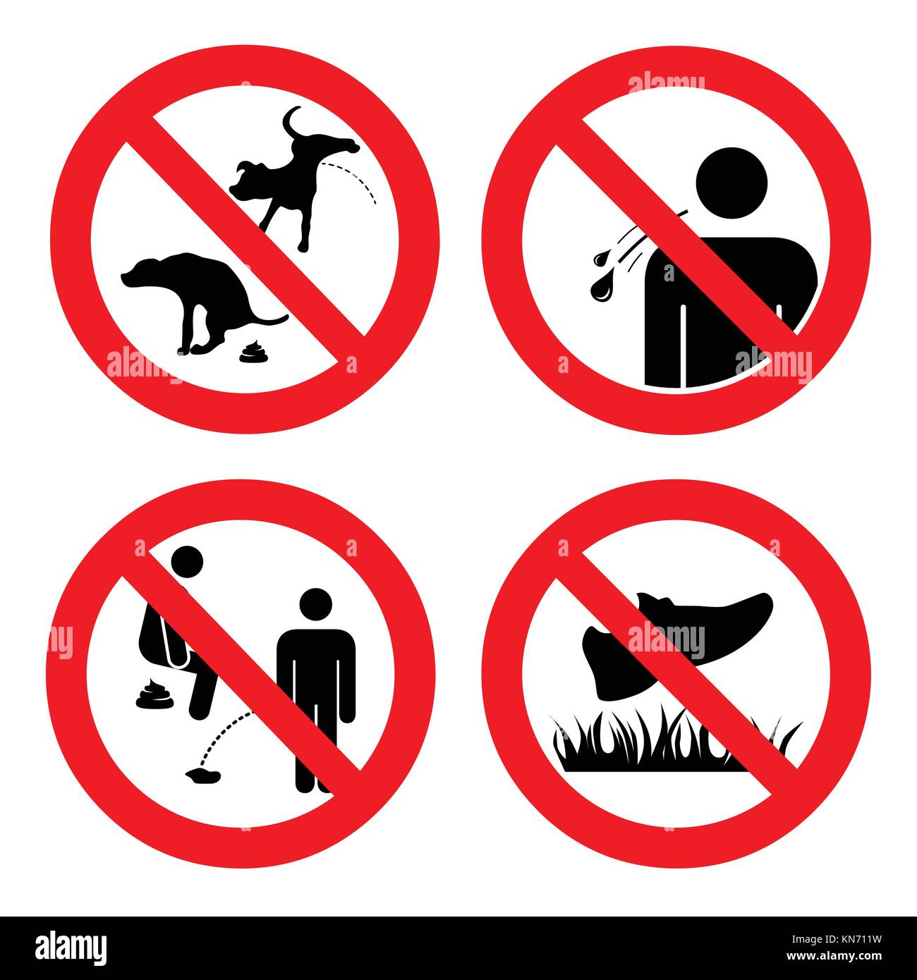 No pooping and peeing people and pets, do not walk on lawns, no ...