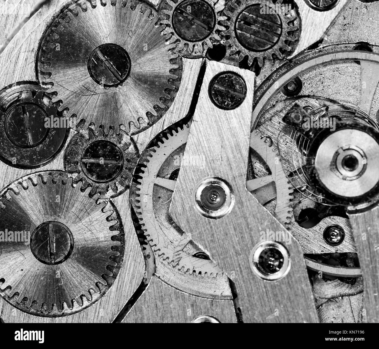 clockwork vintage mechanical watch, high resolution and detail Stock ...