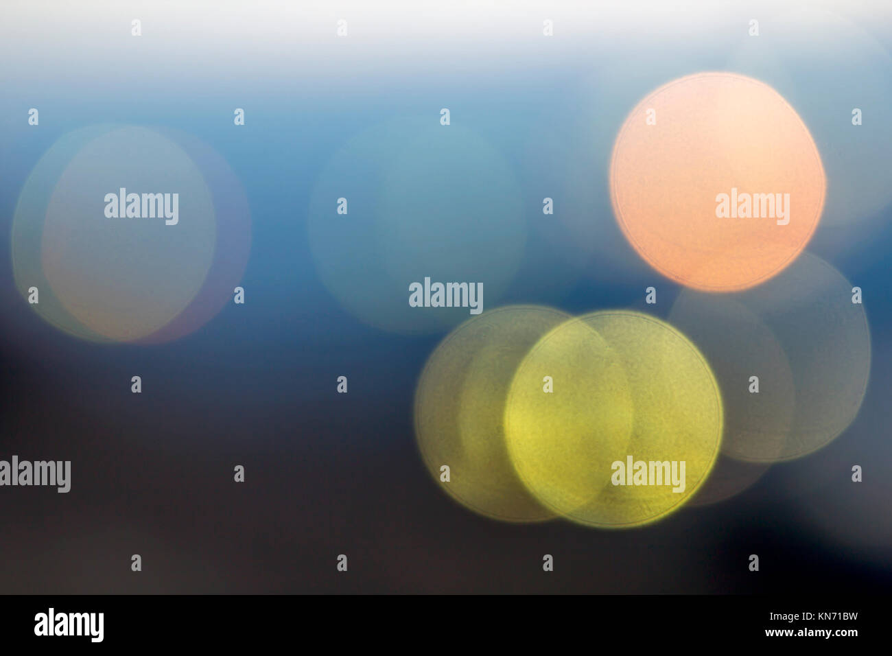 Beautiful soft multicolor bokeh background. Defocused lights pattern ...