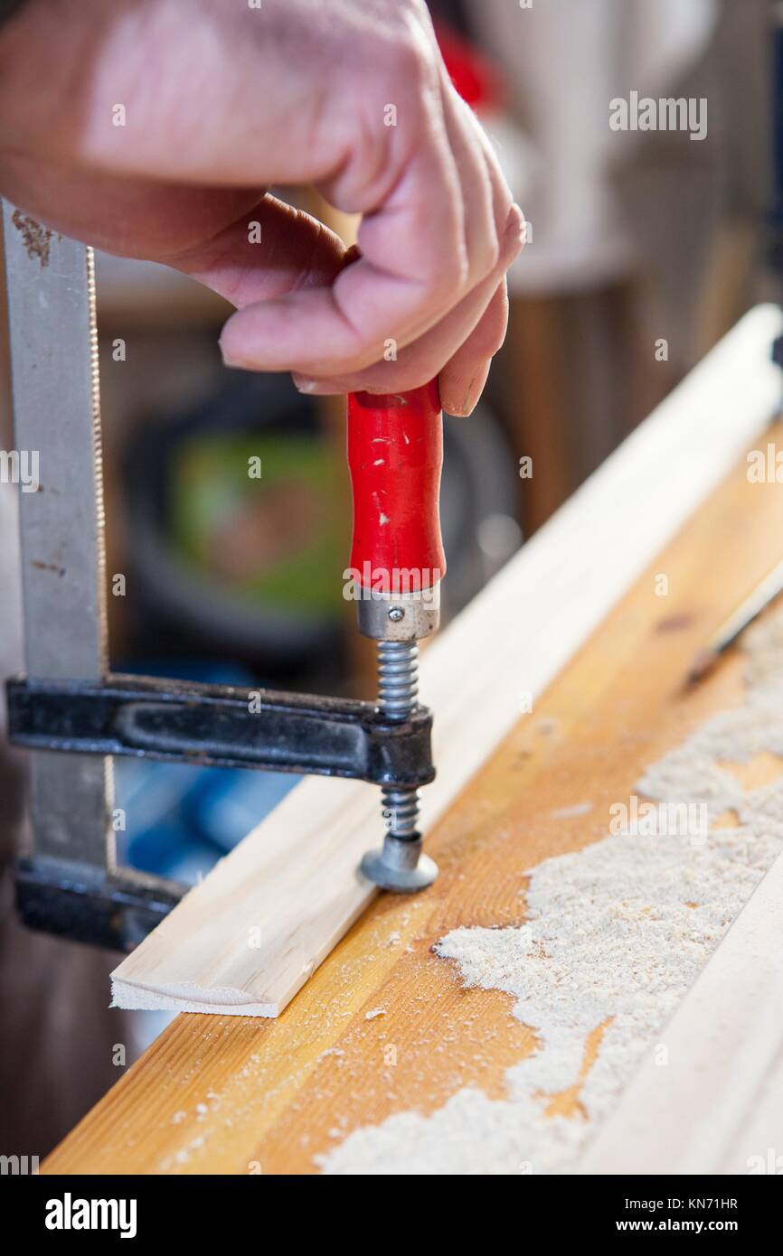 Man clamp hi-res stock photography and images - Alamy