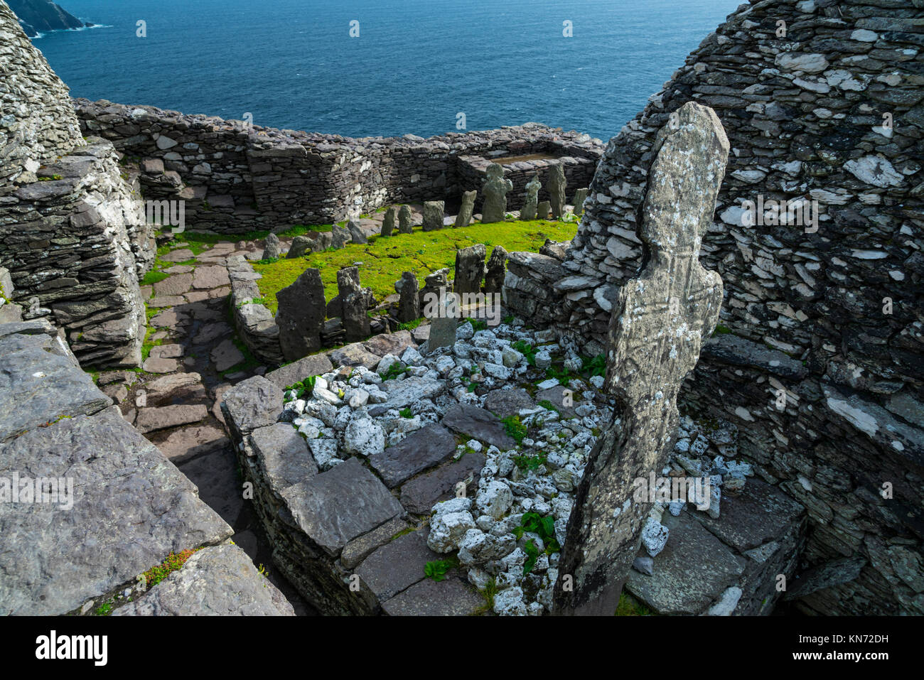 Monastery, Skellig Michael, Skellig Islands World Heritage Site, County ...
