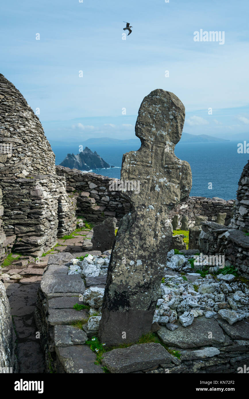 Monastery, Skellig Michael, Skellig Islands World Heritage Site, County ...