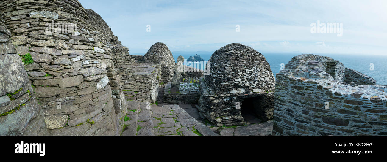 Monastery, Skellig Michael, Skellig Islands World Heritage Site, County ...