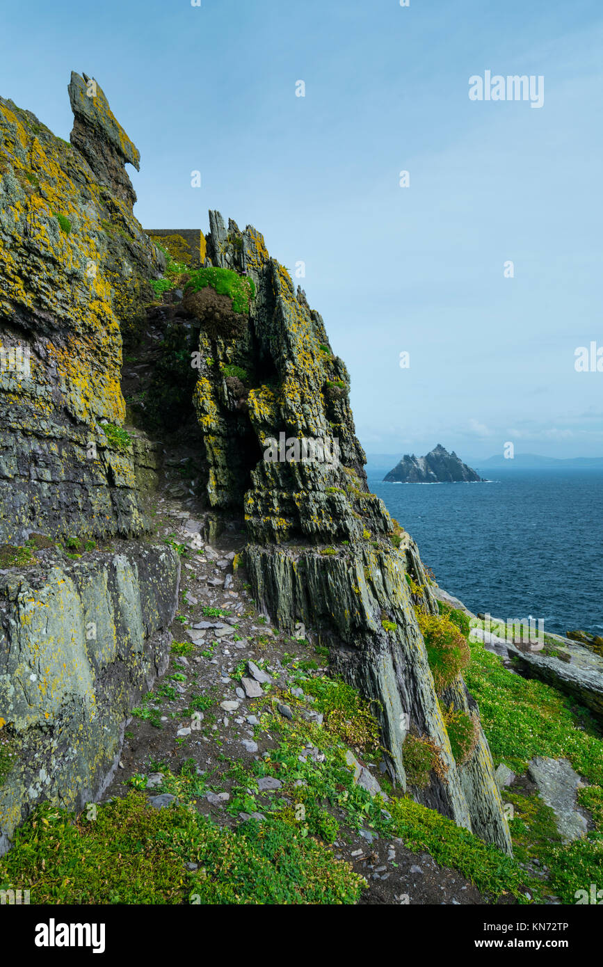 Little Skellig from Skellig Michael, Skelling Islands, County Kerry ...