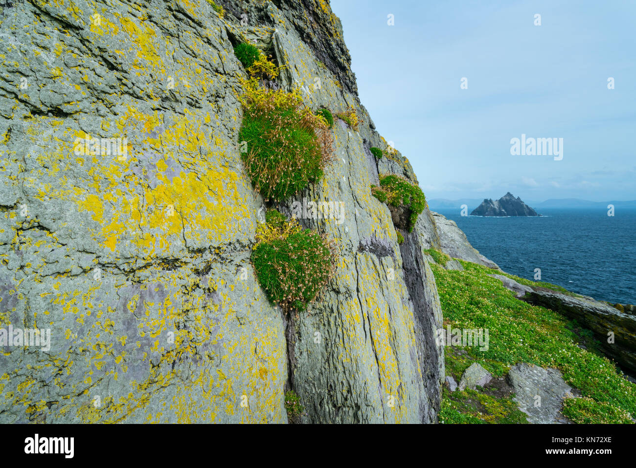 Little Skellig from Skellig Michael, Skelling Islands, County Kerry ...