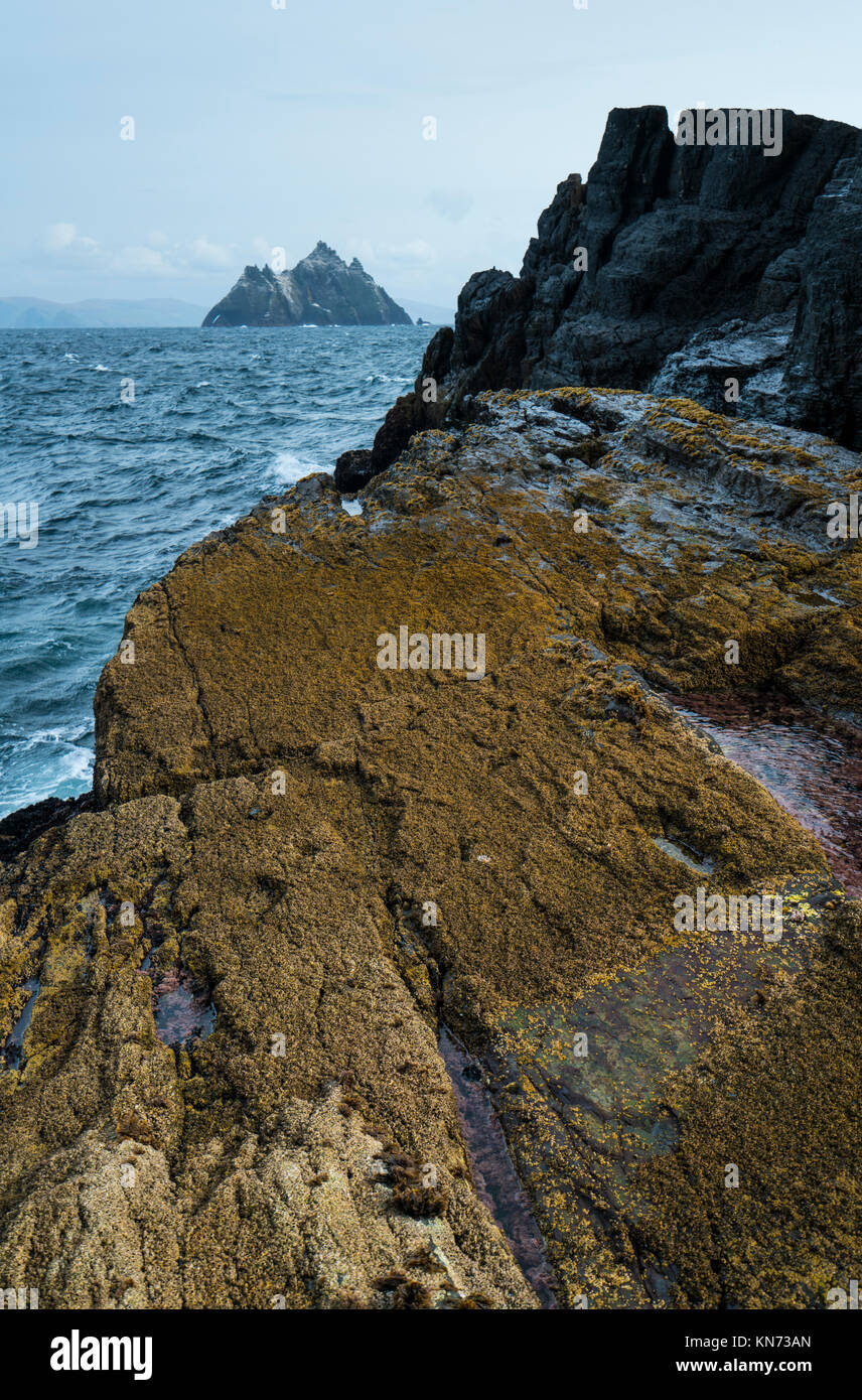 Little Skellig from Skellig Michael, Skelling Islands, County Kerry ...