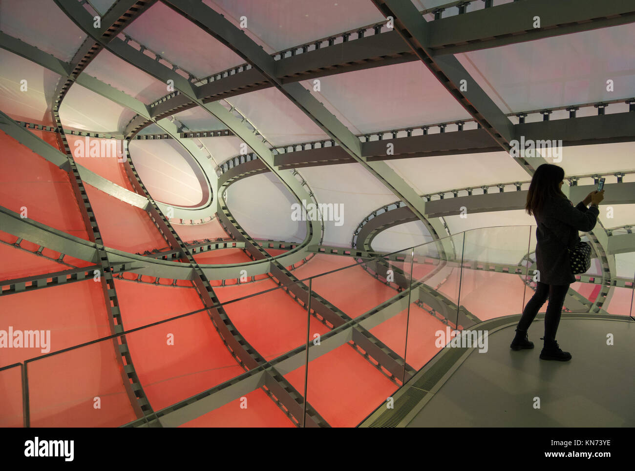 Rome, Italy -The new congress center in Rome in the EUR district ...