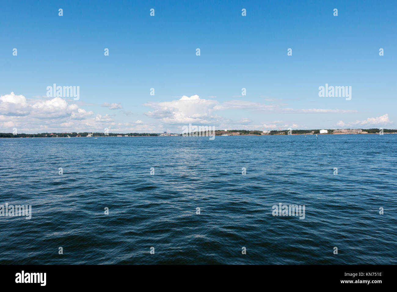 Coastline and Archipelago of Helsinki, capital of Finland, during ...