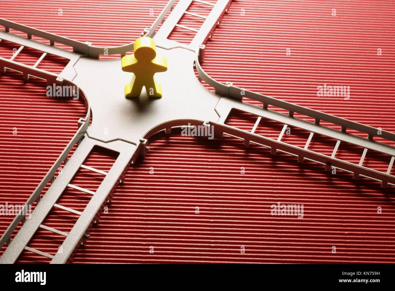 Figure crossing hi-res stock photography and images - Alamy