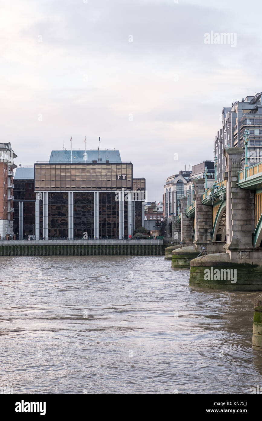 Financial Times And Southwark Bridge High Resolution Stock Photography ...