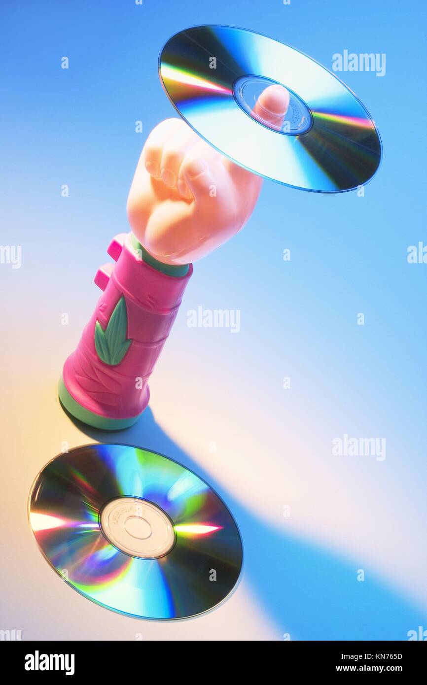 Cds holding hi-res stock photography and images - Alamy