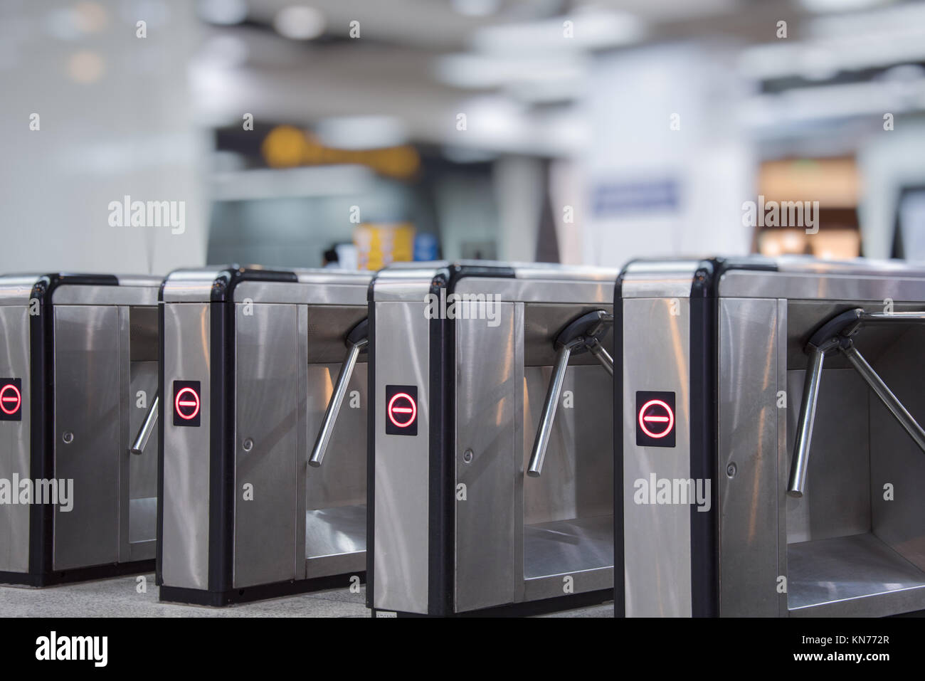 Ticket barriers at subway entrance in Shanghai,China Stock Photo - Alamy