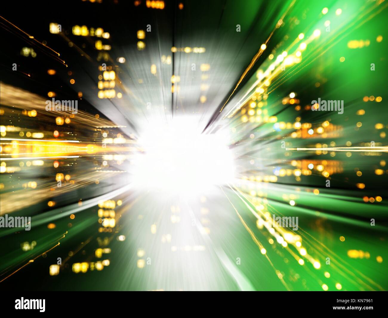 Green light show hi-res stock photography and images - Alamy