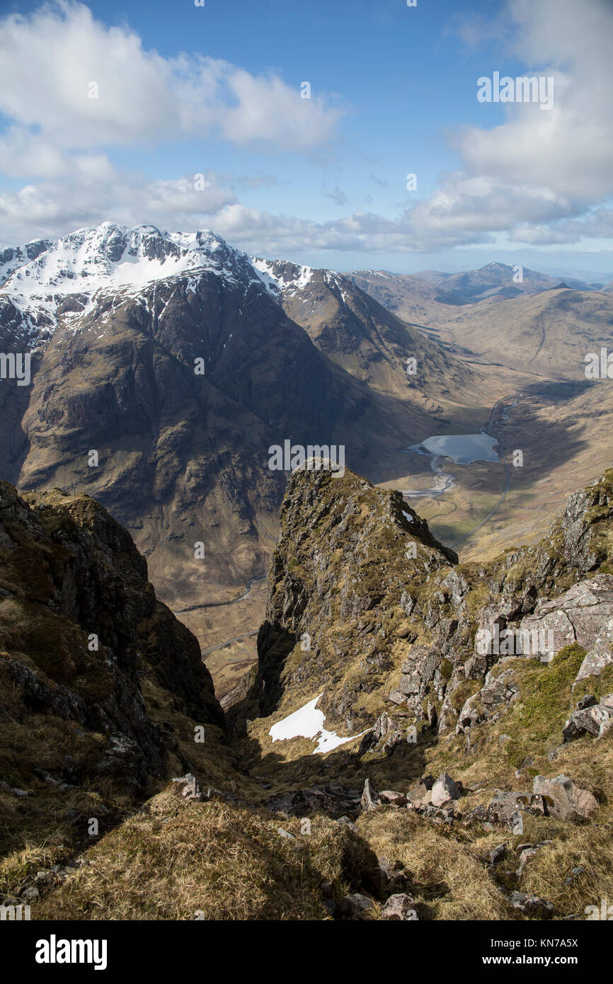 Aonach Eagach Ridge. Glencoe. Scotland Stock Photo - Alamy