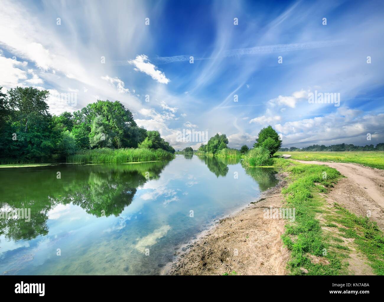 Blue river hi-res stock photography and images - Alamy