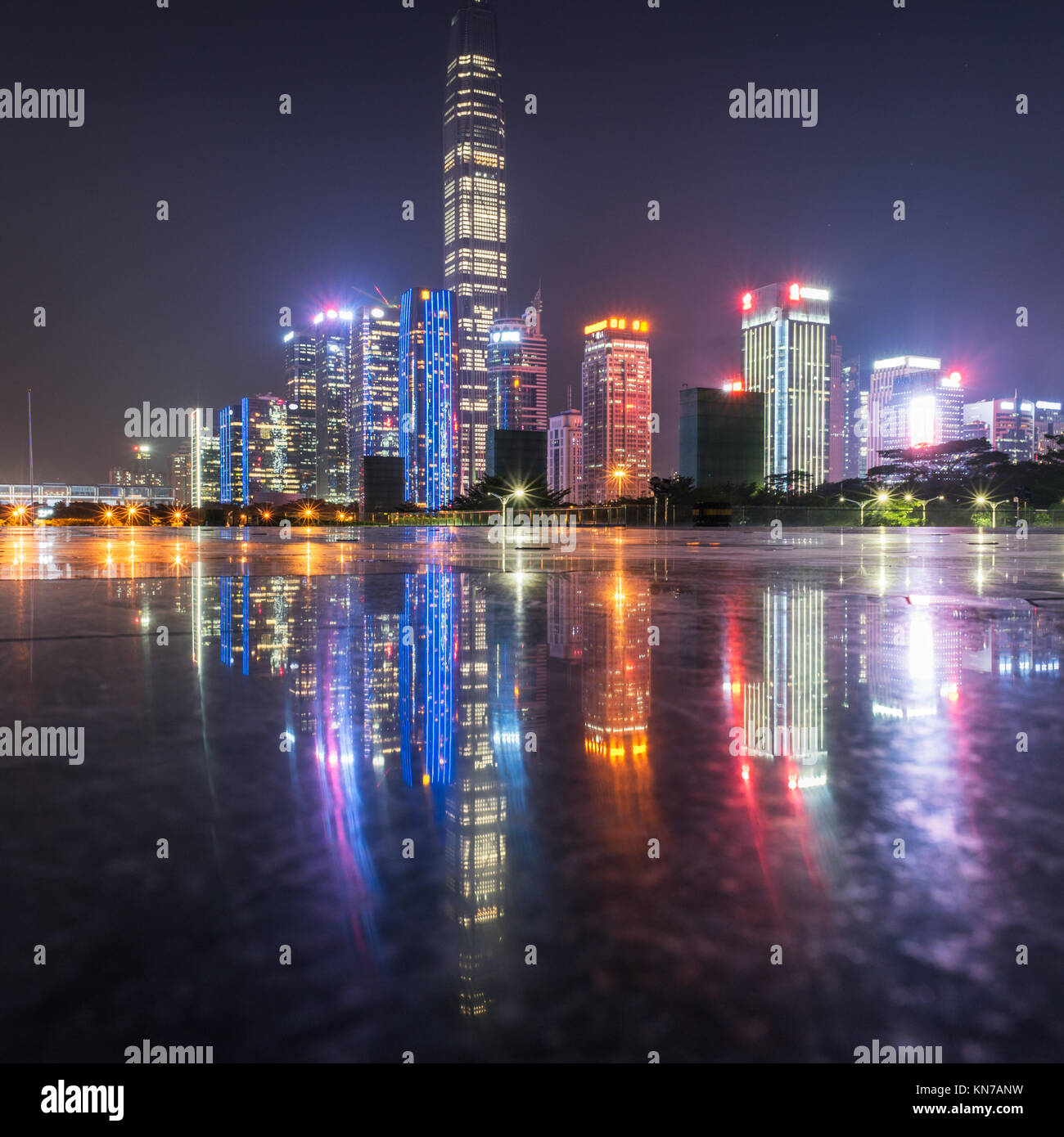 town square in financial district,Shanghai of China Stock Photo - Alamy