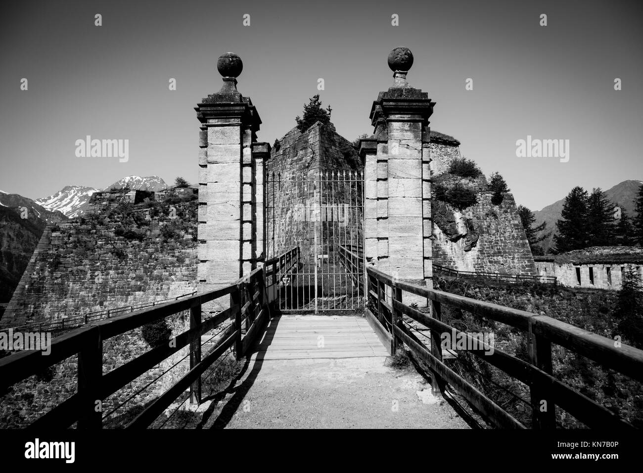 Fort alps Black and White Stock Photos & Images - Alamy