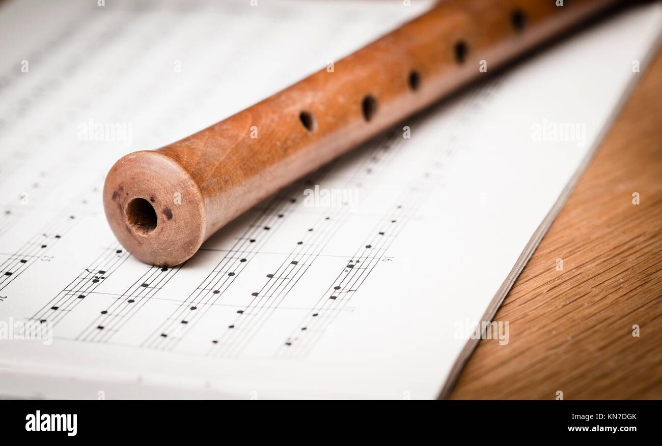Recorder Music Notes High Resolution Stock Photography and Images - Alamy