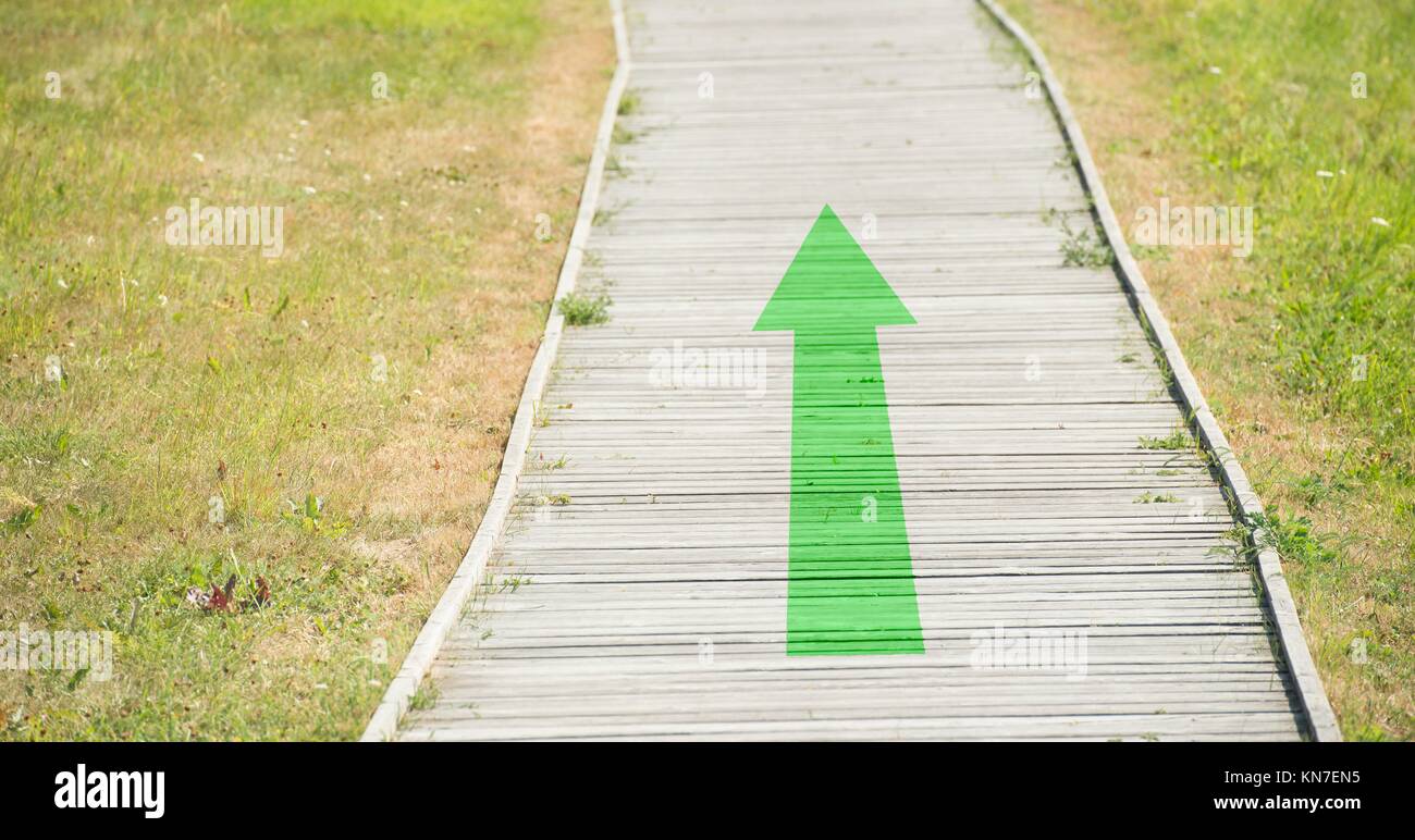 Footpath Arrow High Resolution Stock Photography and Images - Alamy