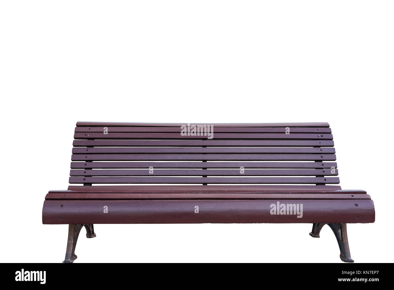 detail shot of a Bench against white background Stock Photo - Alamy