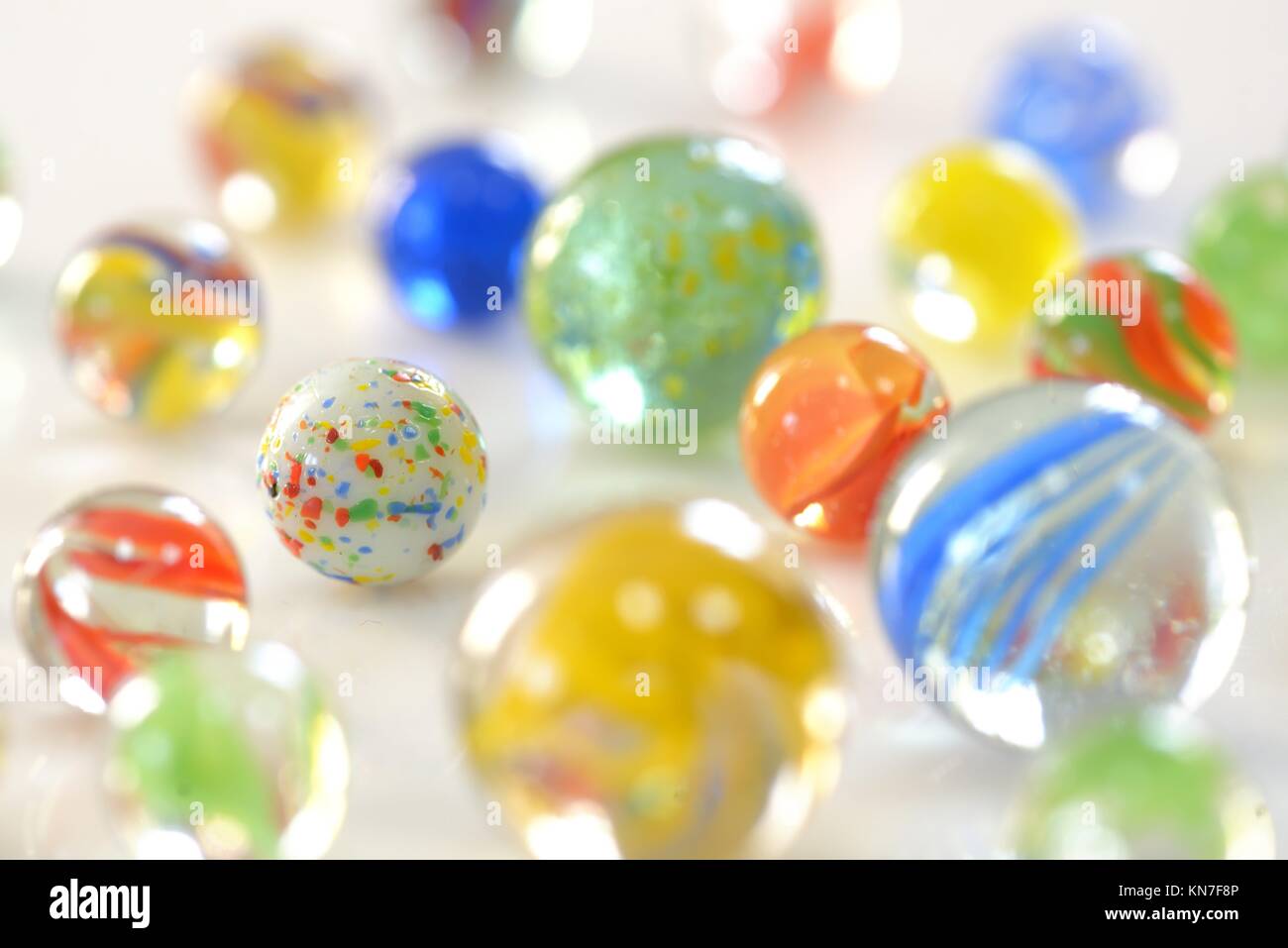Details of different marble glass ball Stock Photo - Alamy