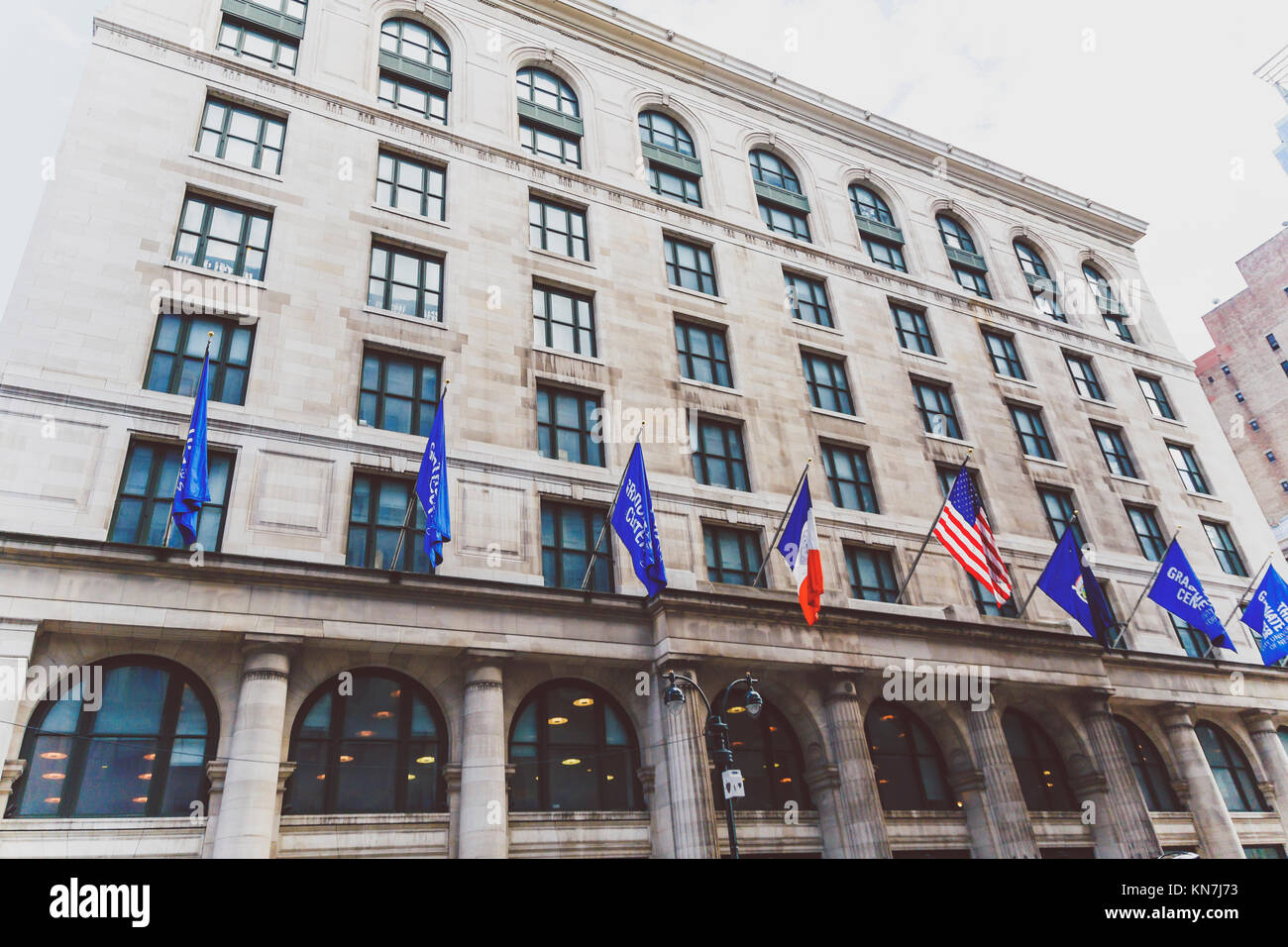 NEW YORK, USA - September 9th, 2017: the Graduate Center building in ...