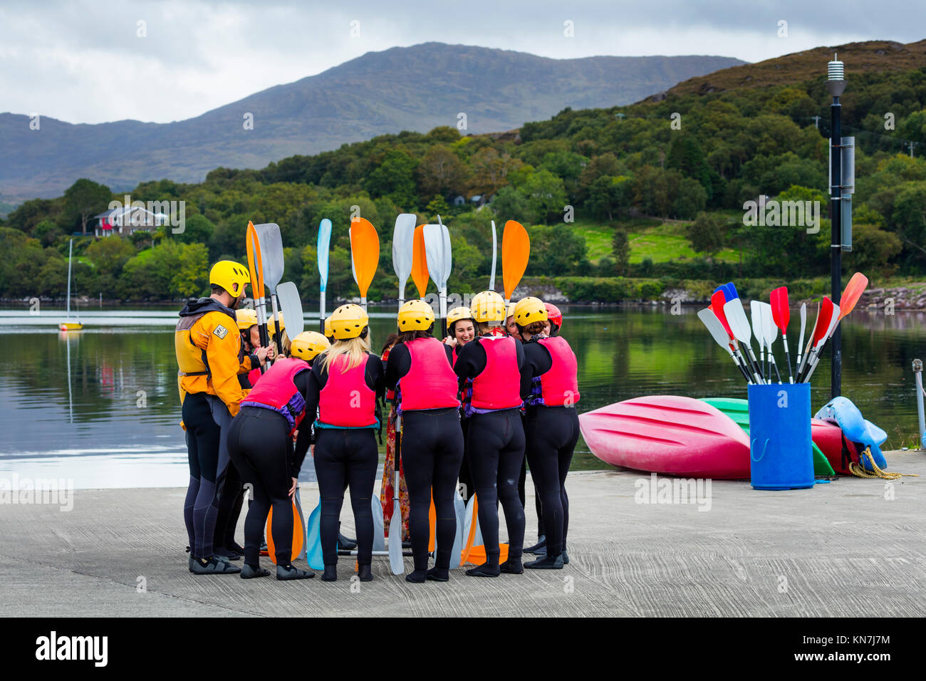 Kayaking, Kenmare Bay, Ring of Kerry, Iveragh Peninsula, County Kerry ...