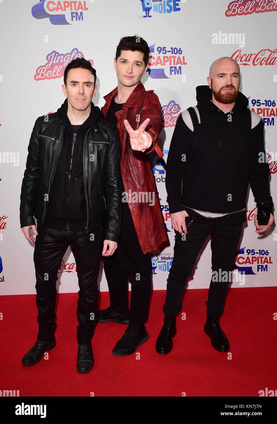 The Script, Glen Power, Danny O'Donoghue and Mark Sheehan during day ...