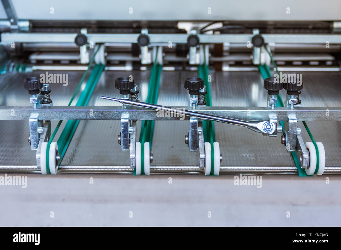 Paper Folding Machine Transfer Wheels Rollers Print Production Letter ...