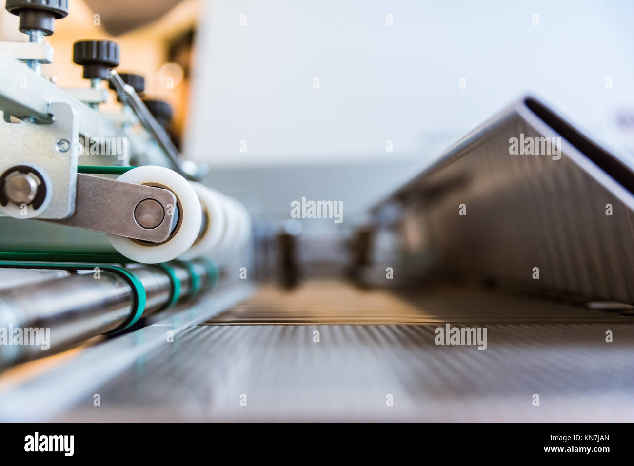 Paper Folding Machine Transfer Wheels Rollers Print Production Letter ...