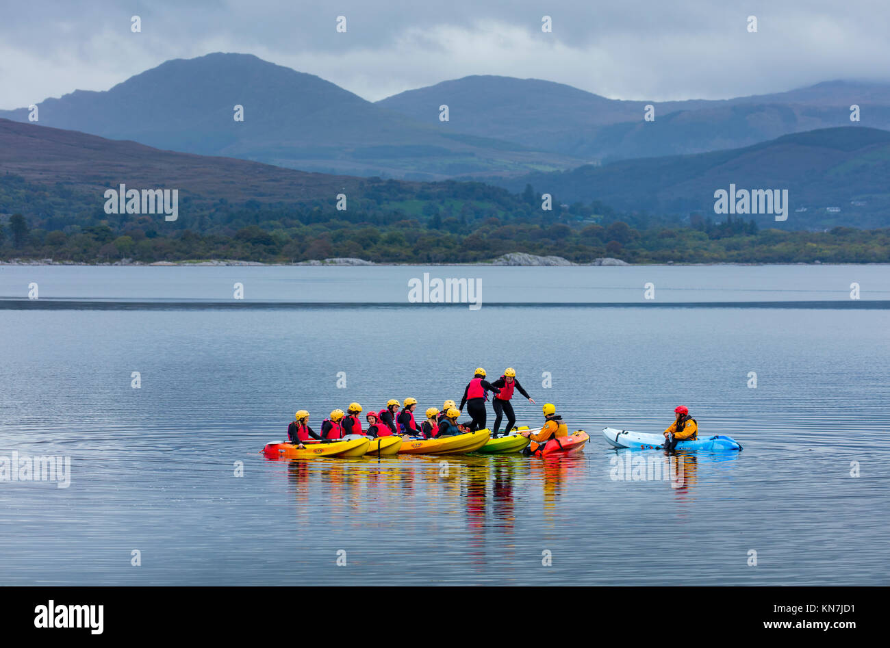Kayaking, Kenmare Bay, Ring of Kerry, Iveragh Peninsula, County Kerry ...
