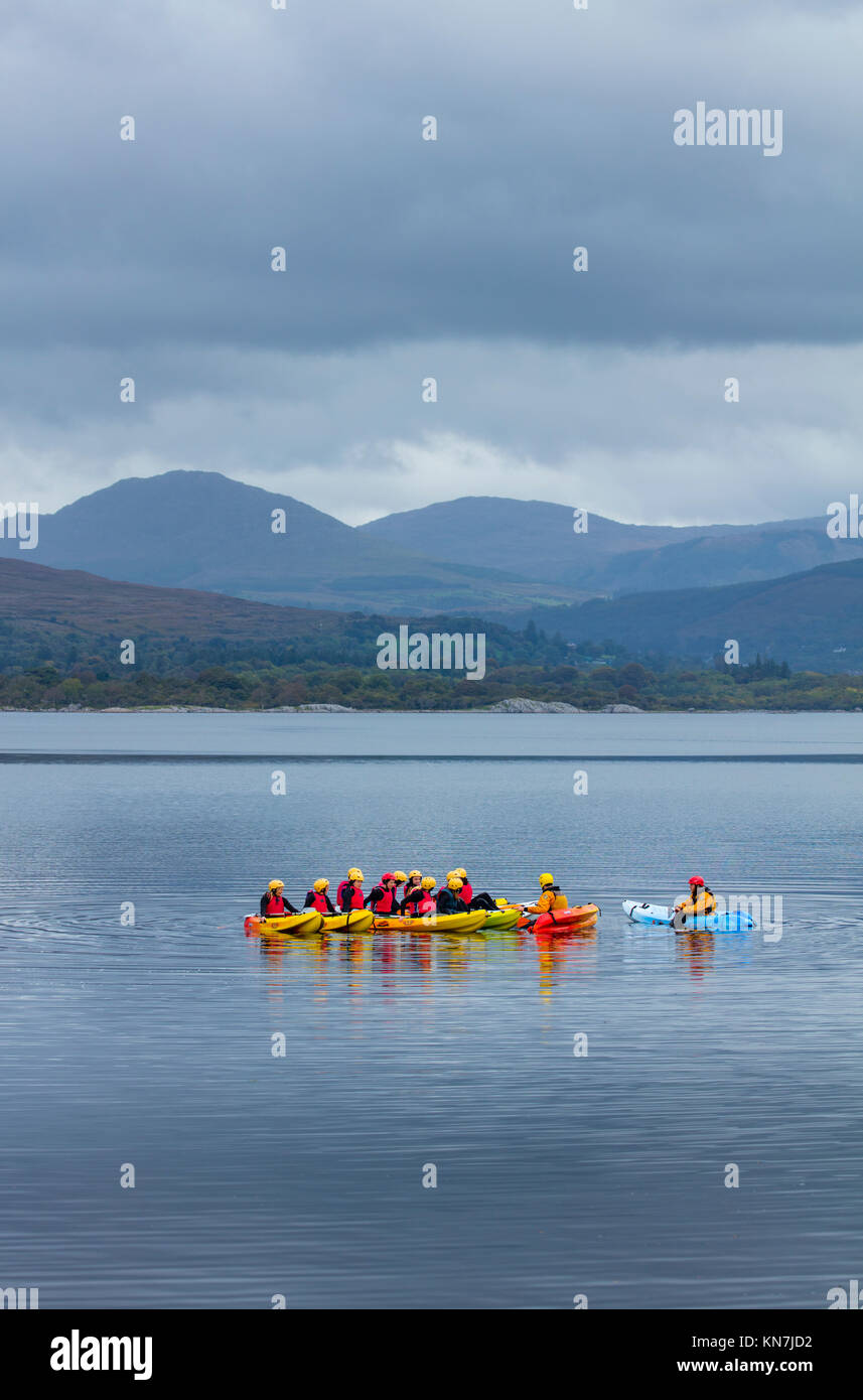 Kayaking, Kenmare Bay, Ring of Kerry, Iveragh Peninsula, County Kerry ...