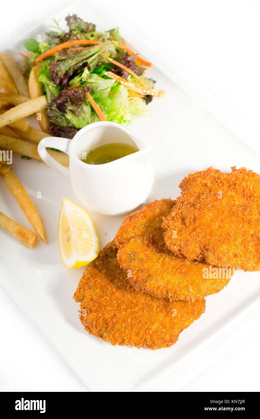 Breaded escalope hi-res stock photography and images - Alamy
