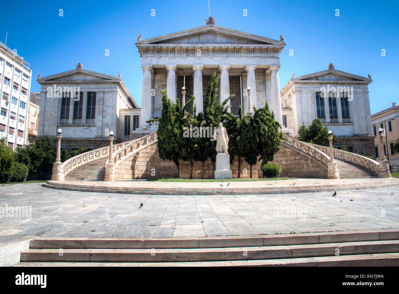 The national library of Athens, the capital of Greece Stock Photo - Alamy