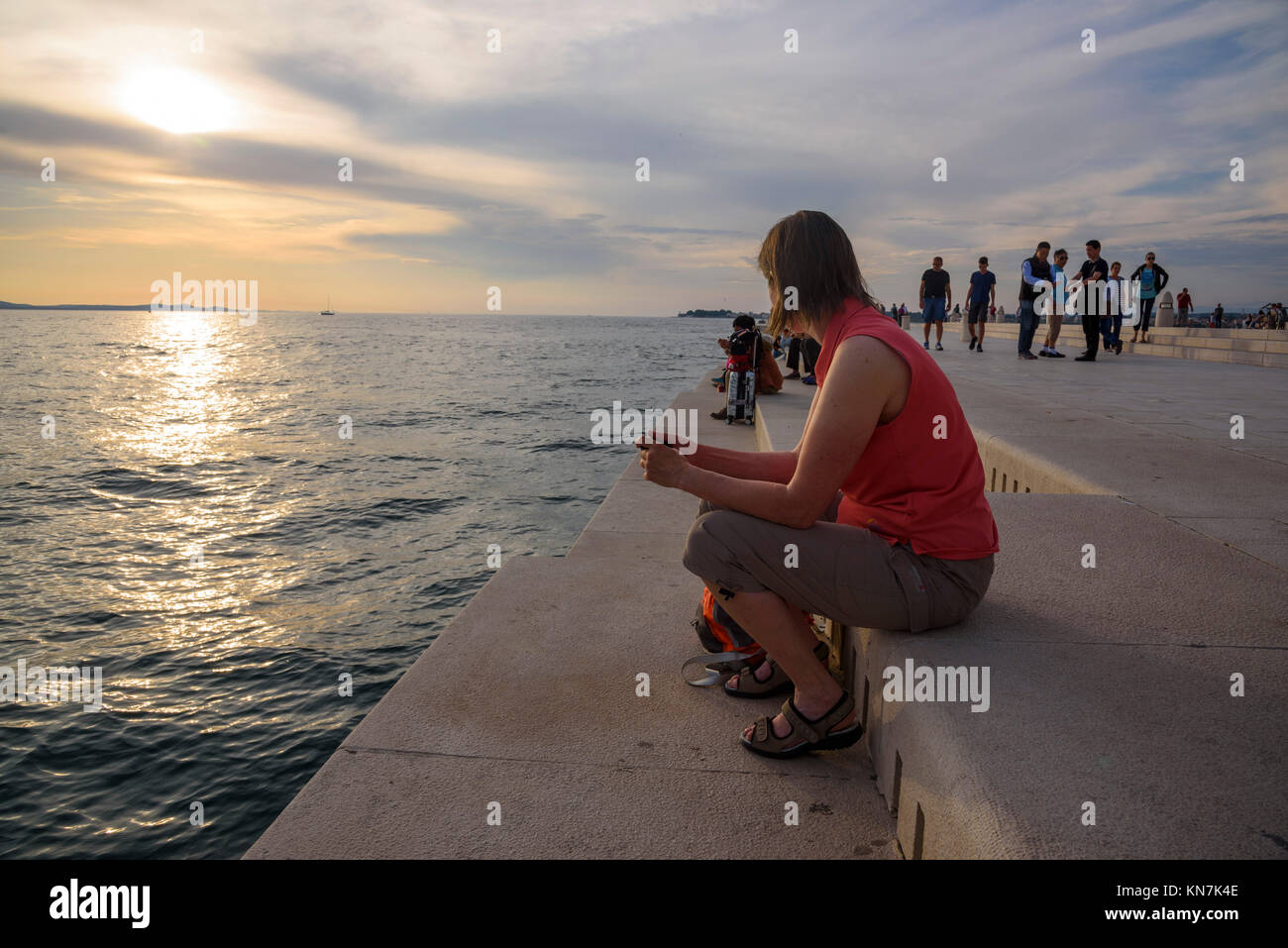 Sea Organ, Old Town, Zadar, Croatia Stock Photo - Alamy