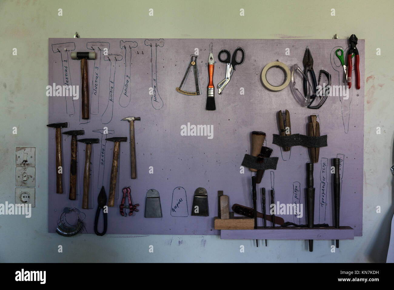 Colonial Silversmith Tools