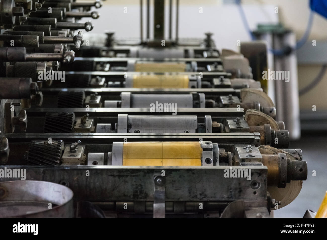 Vintage lithography machinery hi-res stock photography and images - Alamy