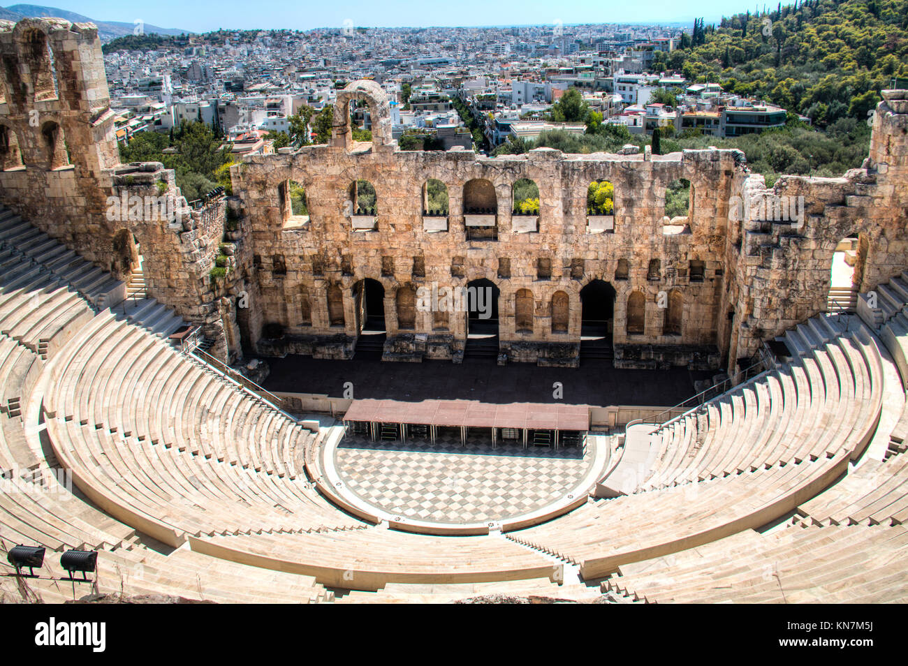 The Theatre of Herod Atticus, one of the major sights in the Acropolis ...