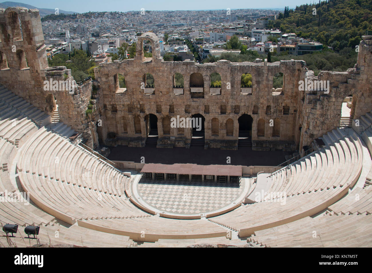 The Theatre of Herod Atticus, one of the major sights in the Acropolis ...