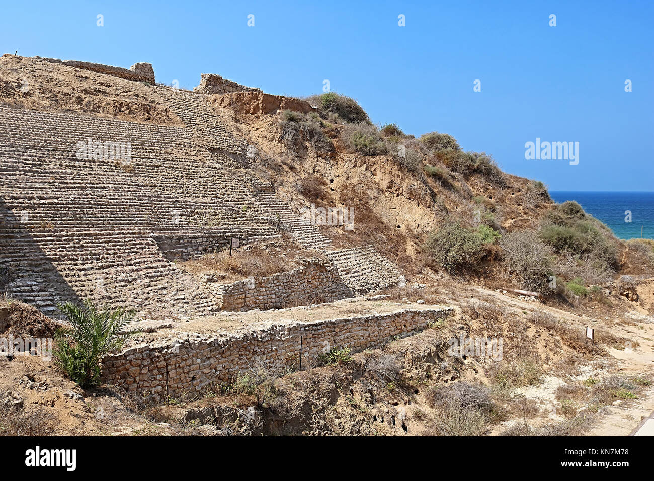 Canaanite city gate at Ashkelon, Israel, Middle East Stock Photo - Alamy
