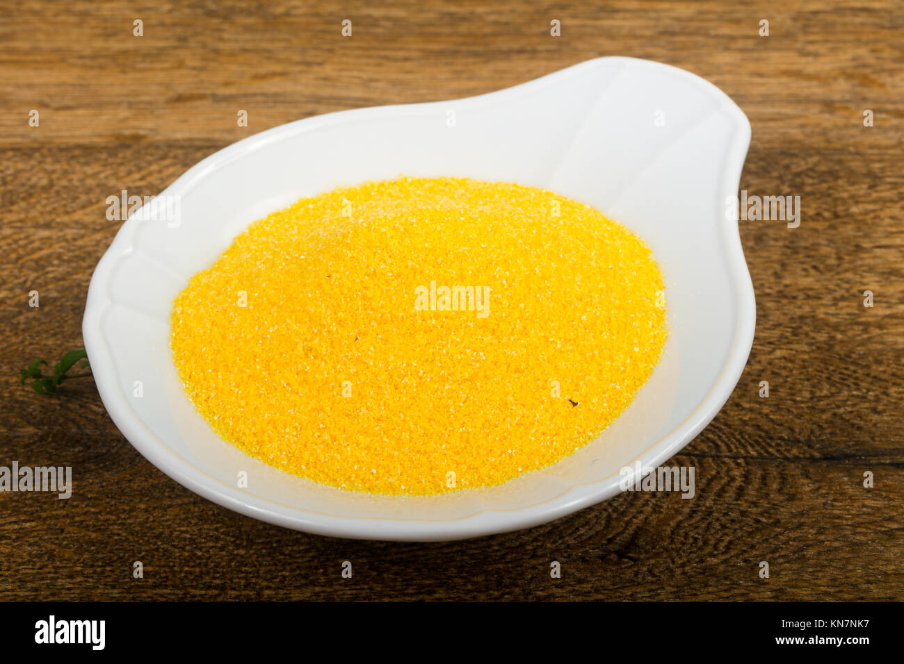 Raw polenta ready for cooking Stock Photo - Alamy