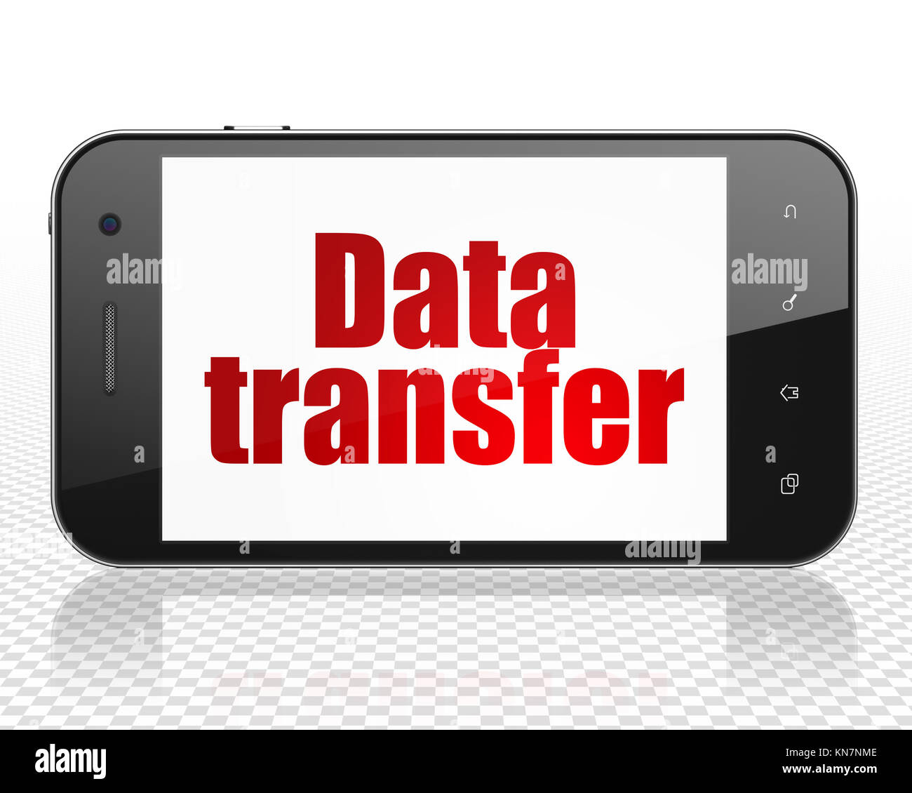 Data concept: Smartphone with Data Transfer on display Stock Photo - Alamy