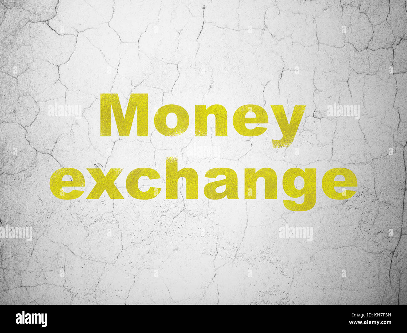 Banking concept: Money Exchange on wall background Stock Photo - Alamy