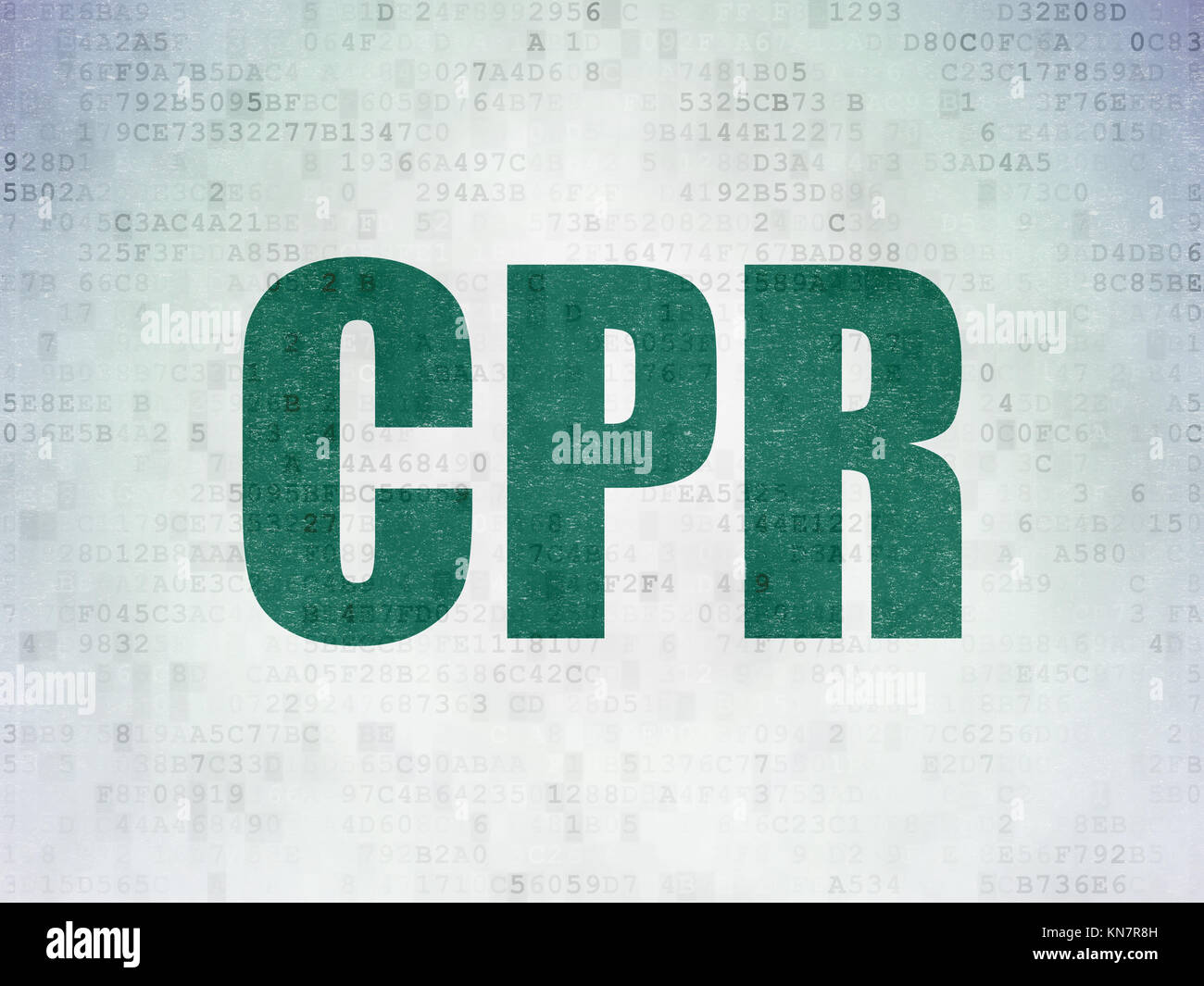 Healthcare concept: CPR on Digital Data Paper background Stock Photo ...