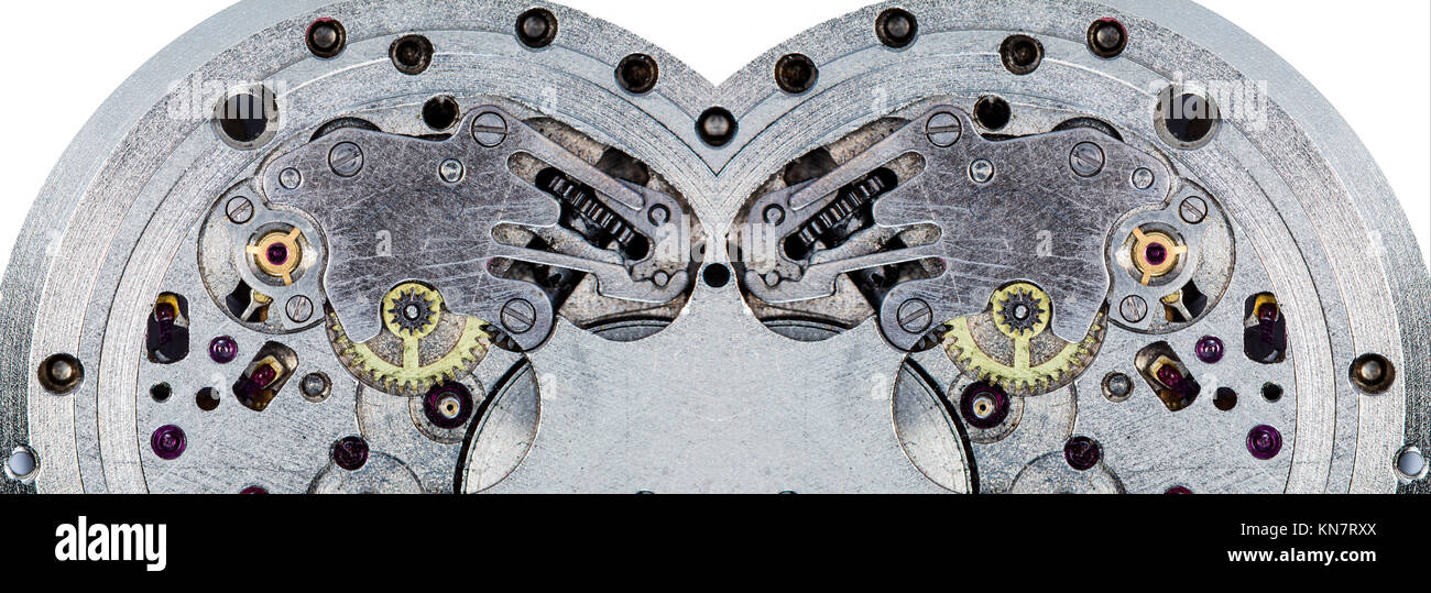 clockwork old mechanical USSR watch, high resolution and detail Stock ...