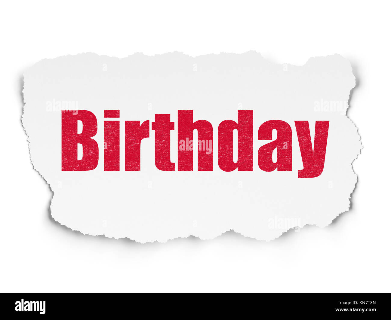 Holiday concept: Birthday on Torn Paper background Stock Photo - Alamy